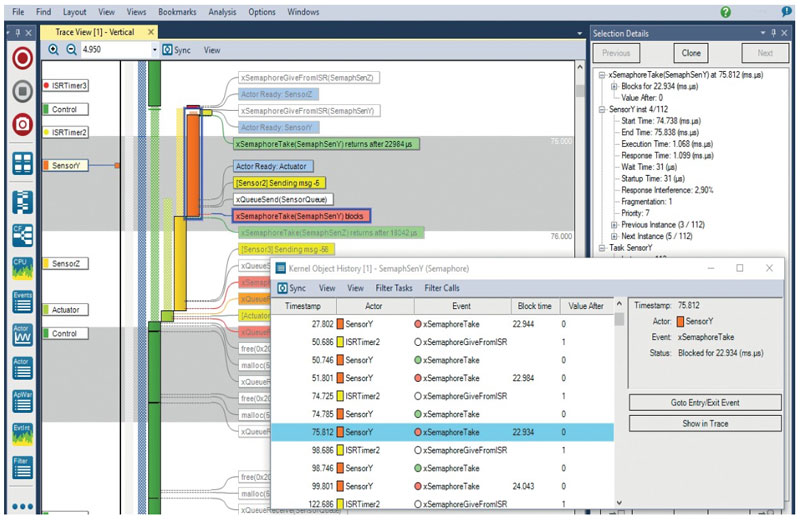 Tracealyzer An Intuitive Graphical Rtos Tool