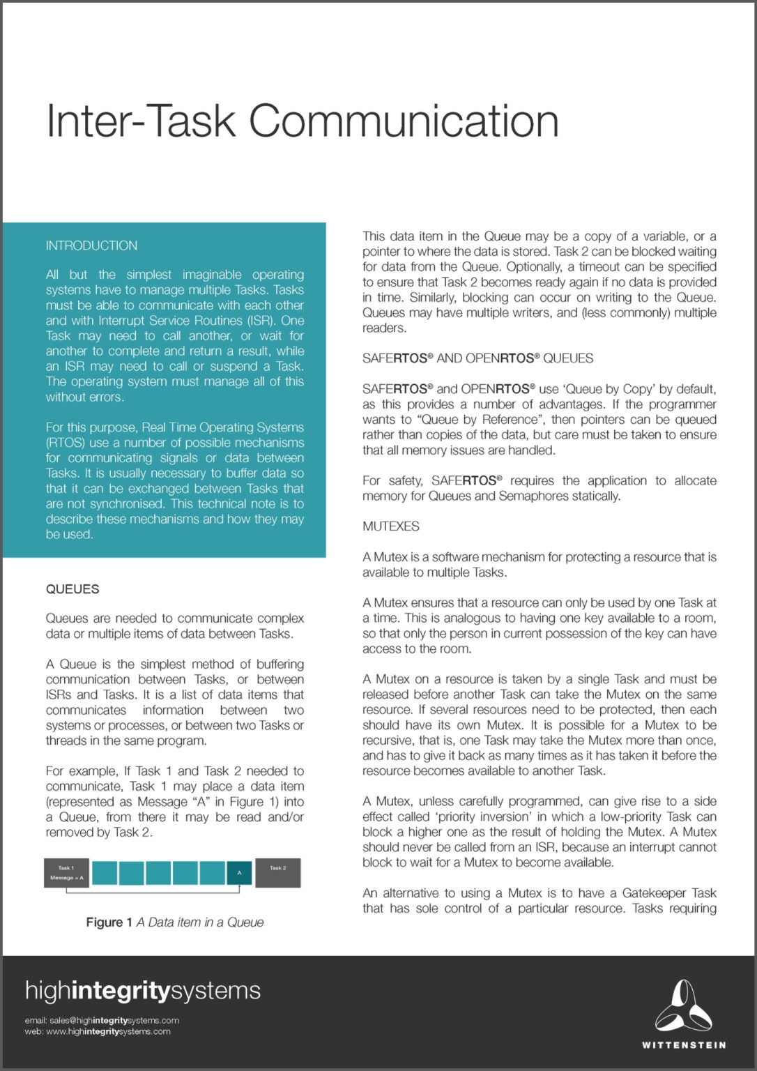 Rtos Tutorials Real Time Operating Systems Examples And Information