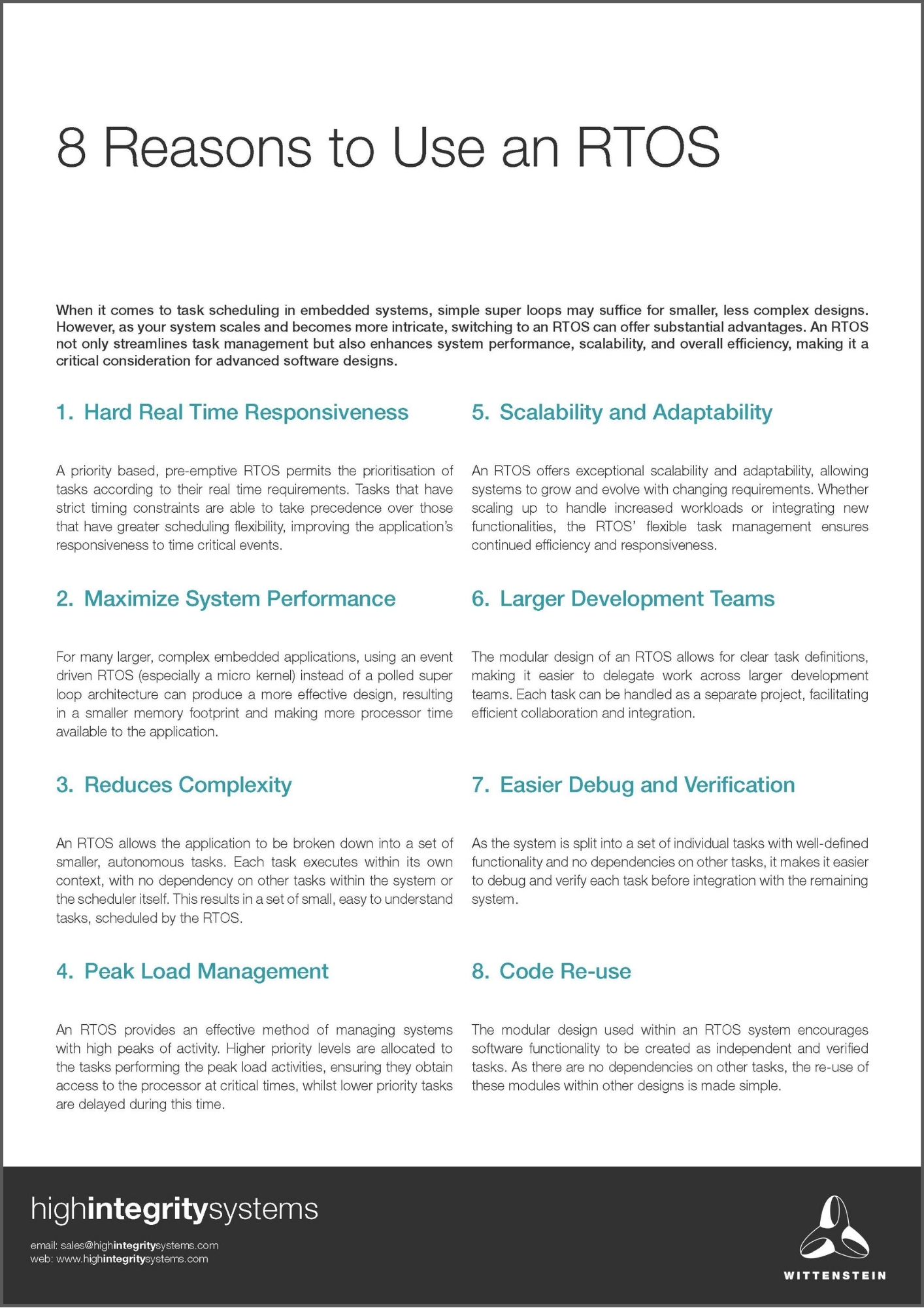 RTOS Tutorials - Real Time Operating Systems Examples and Information